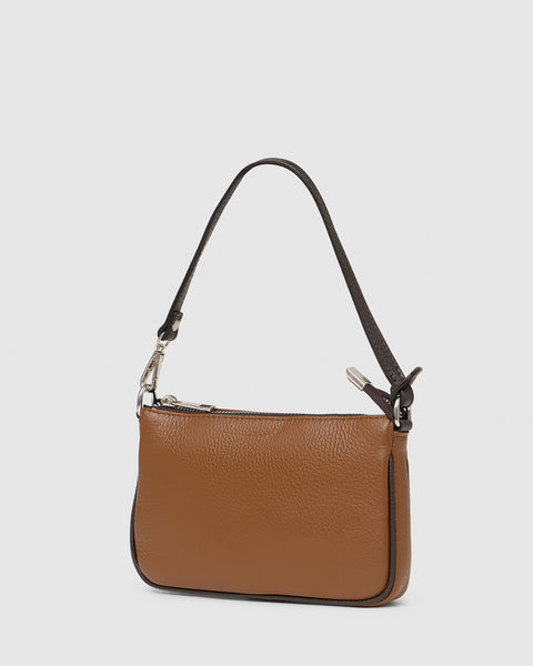 Laila Tan Leather Handbag - leathershop.com.au