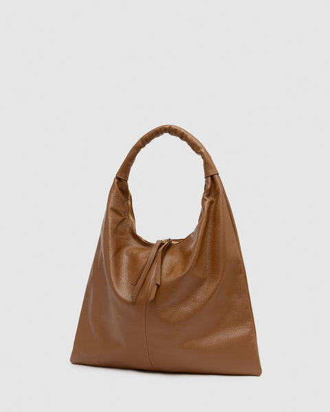 Elizabeth Tan Hobo Leather Bag - leathershop.com.au